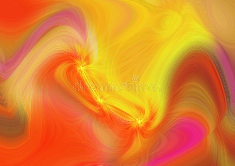 Computer Generated Colour Lines Stock Illustration - Illustration of ...