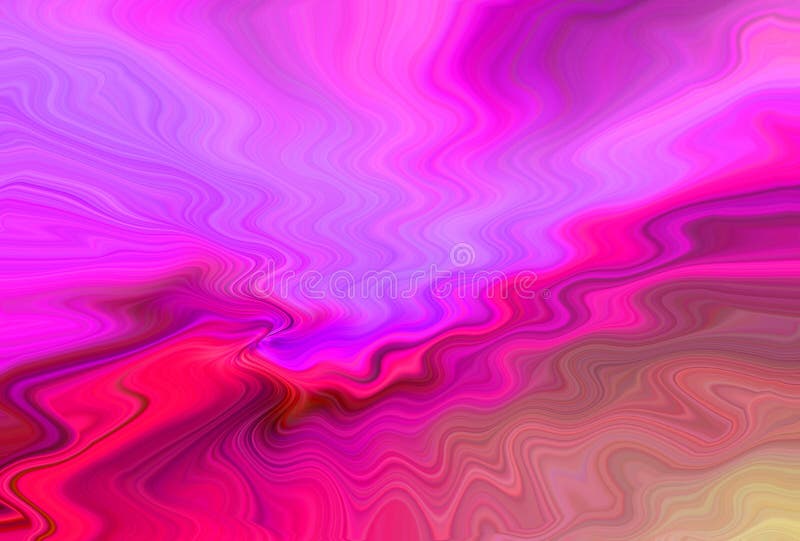 Computer Generated Colour Lines Stock Illustration - Illustration of ...