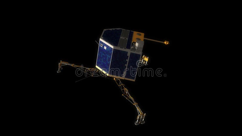 Comet Lander, Spacecraft, Research Laboratory Stock Video - Video of ...