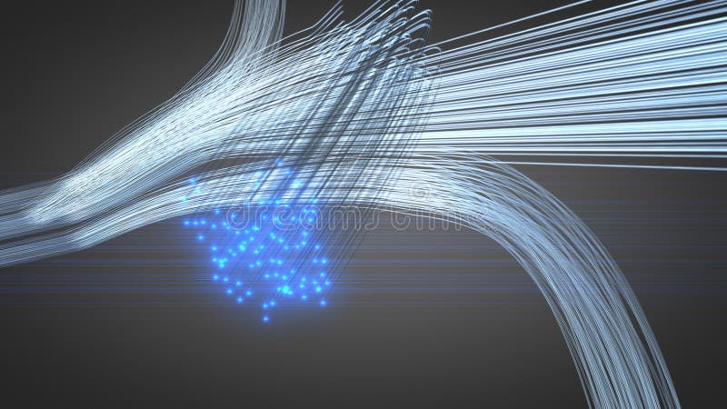 Fiber Optic Internet Cable Spools and Coils in a Warehouse of Cable ...