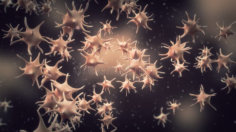 3D Illustration of Blood Platelet Stock Illustration - Illustration of ...