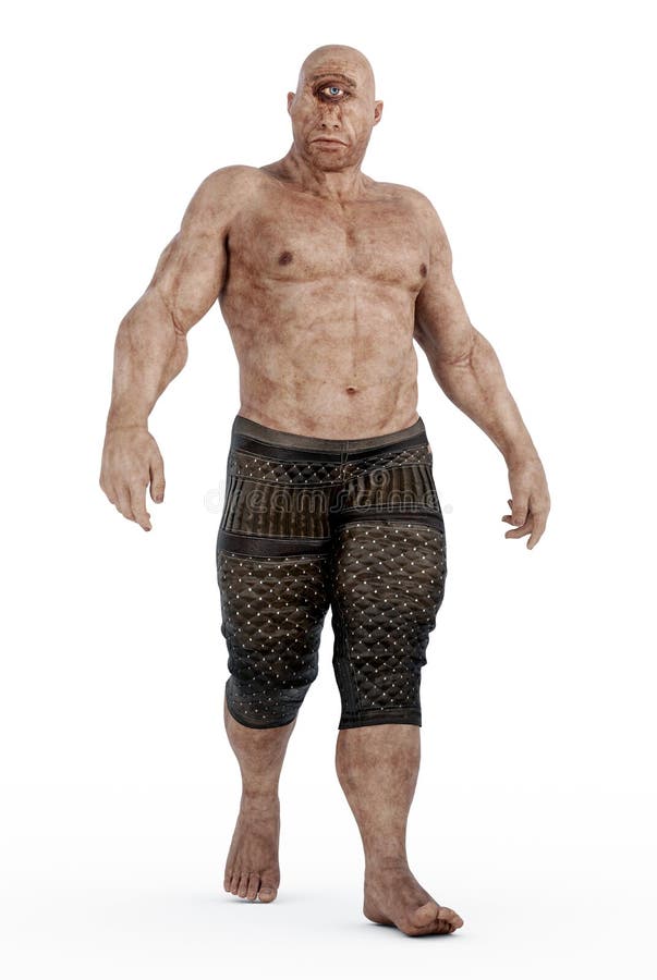 The Cyclops Polyphemus Eats Two Companions of Odysseus Stock Illustration - Illustration of ...