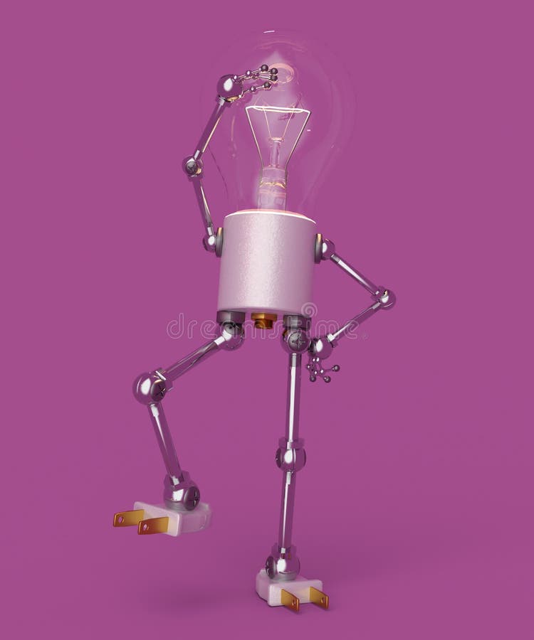 Light bulb figure stock illustration. Illustration of equipment - 135711892