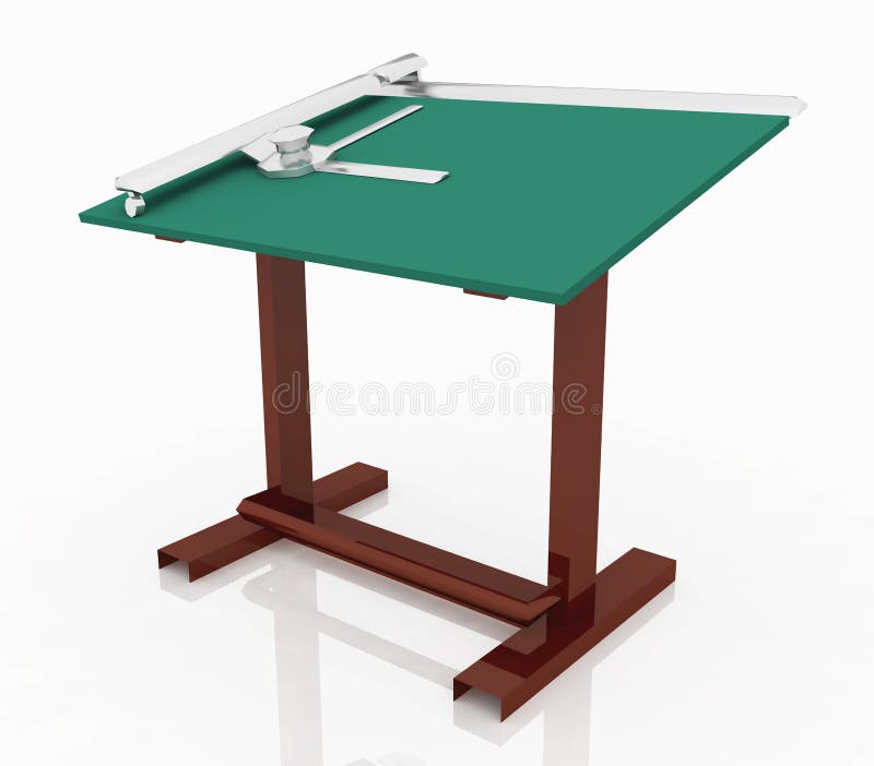 Drafting Table 3d Stock Illustrations – 255 Drafting Table 3d Stock ...