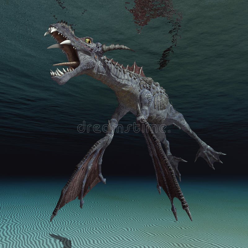 Mythical Water Dragon Stock Illustrations – 497 Mythical Water Dragon ...