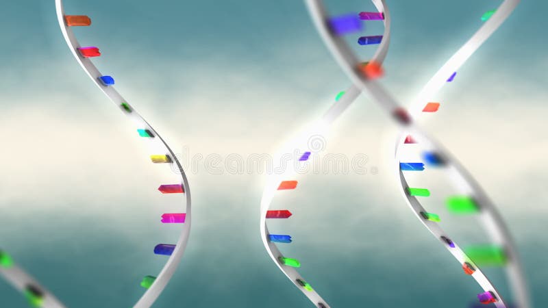 3d Rendering Messenger RNA Model. Stock Video - Video of chemistry ...