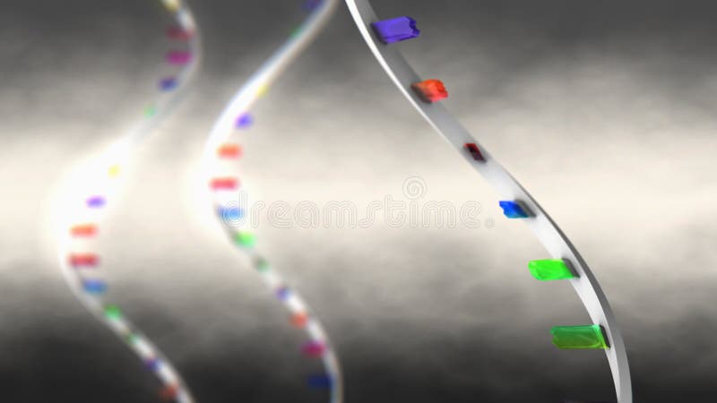 3d Rendering Messenger RNA Model. Stock Video - Video of chemistry ...