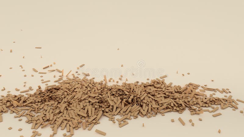 3d Simulation, Structure Demolition. Stock Video - Video of destruction ...