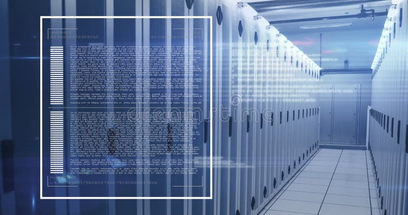 Computer-generated Data Being Processed and Flowing through a Digital ...