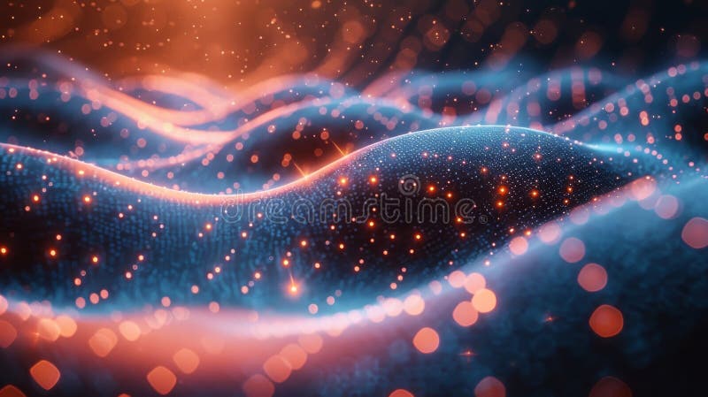 Radiant Wave of Light stock image. Image of spectrum - 316598583