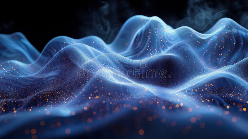Radiant Wave of Light stock image. Image of digital - 316600855