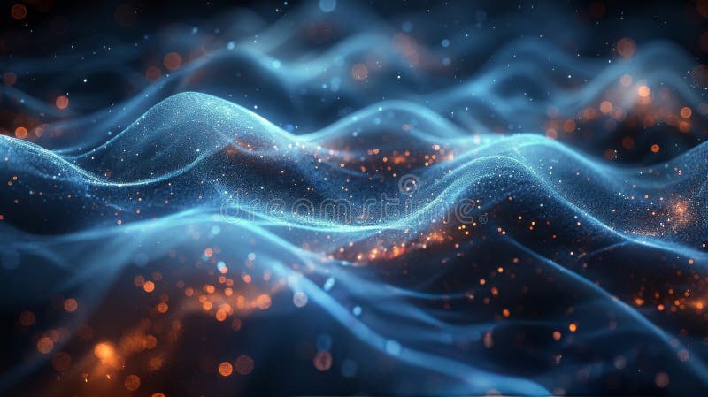 Radiant Wave of Light stock photo. Image of science - 316600914