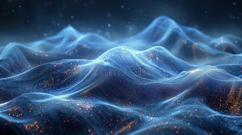 Radiant Wave of Light stock photo. Image of technology - 316601200