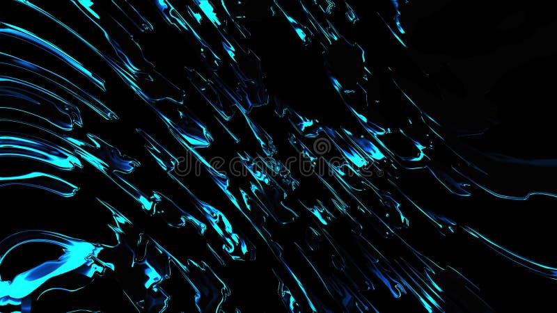 Computer Generated the Effect of Flying Water Sprays. 3d Rendering ...