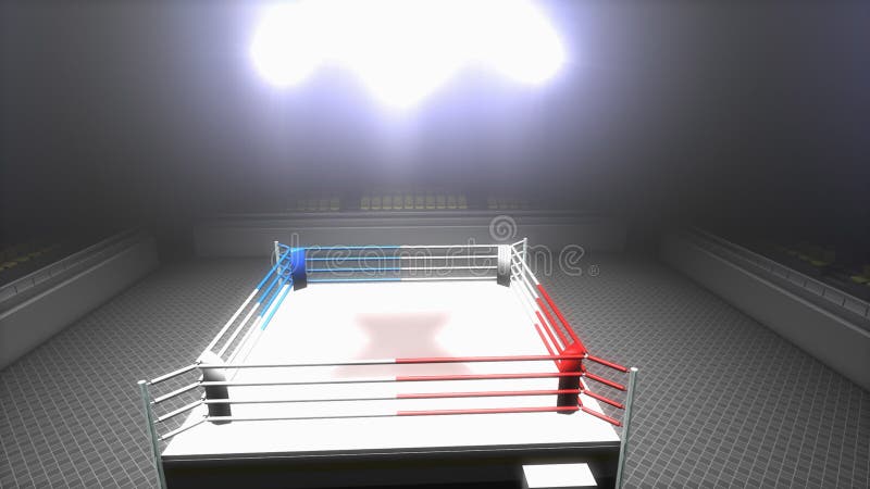 Empty Boxing Ring in Sport Arena. Stock Footage - Video of punch, games ...