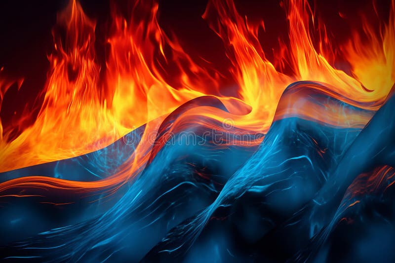 Fire Ice Flames Background Stock Illustrations – 1,437 Fire Ice Flames ...