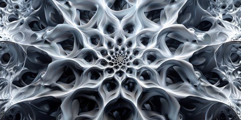 A Computer-generated Flower with Vibrant Petals, Intricate Details, and ...