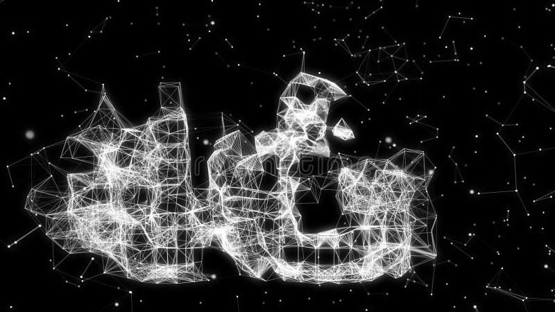 Computer Generated, 4G Connectivity Technology Animation. Stock Video ...