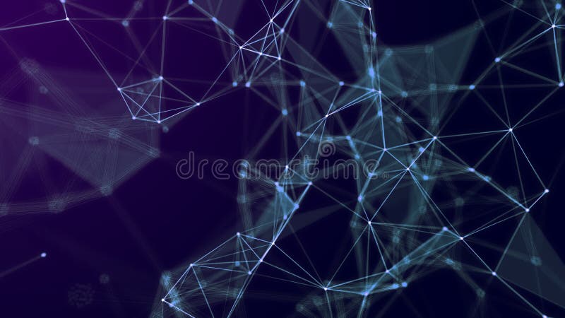 Computer Generated Graphics. Tech Background. Stock Illustration ...