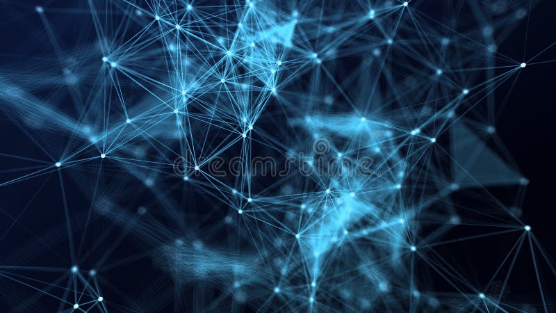 Computer Generated Graphics. Tech Background. Stock Illustration ...