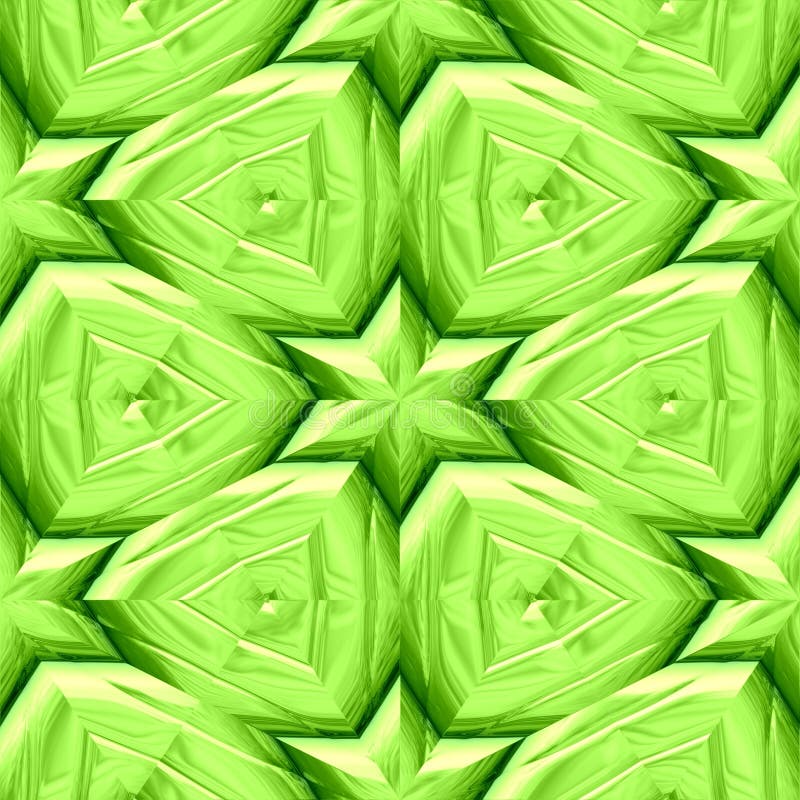 Green Seamless Mayan Texture Stock Illustration - Illustration of hires ...