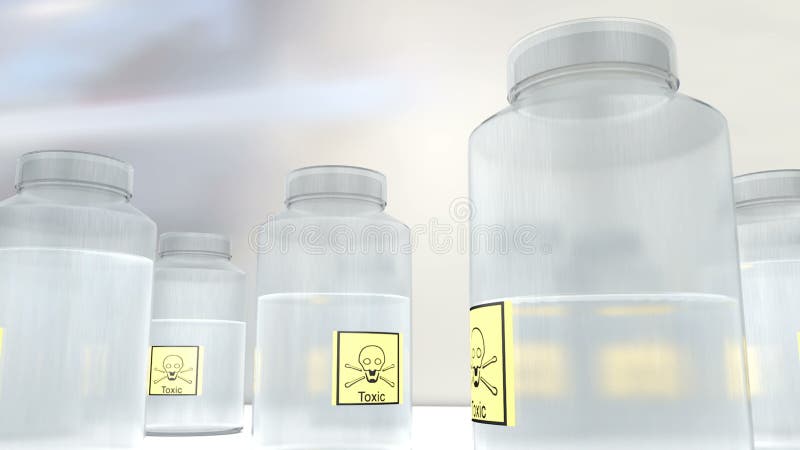 Hazardous Toxic Chemical Container Stock Video - Video of recycle ...