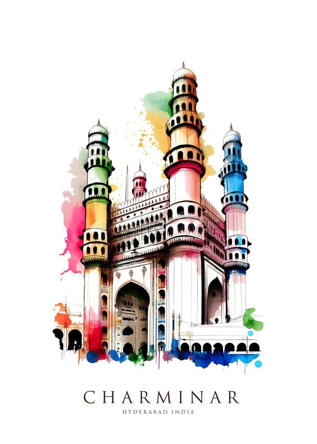 Charminar Logo Vector