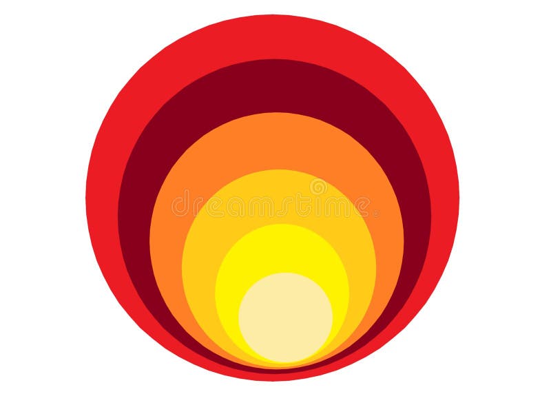 A Combination of Different Sized Circles with Different Colors Not ...