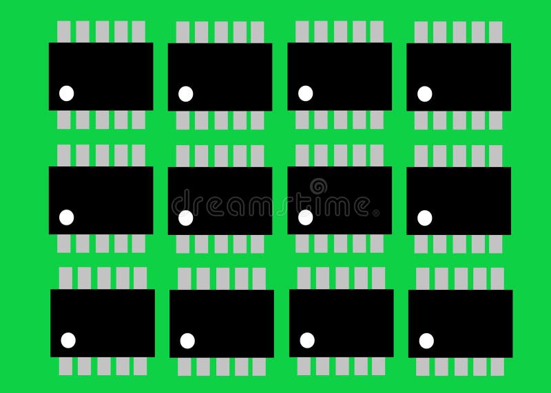 BGA Integrated Circuits stock photo. Image of integrated - 30760022