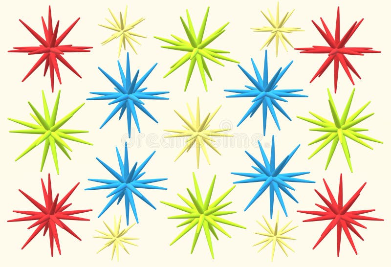 5 pointed stars stock vector. Illustration of bright, vector - 7392260