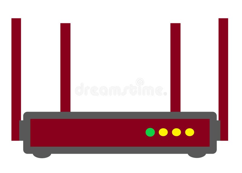 Red Modem Wifi Stock Illustrations – 741 Red Modem Wifi Stock ...