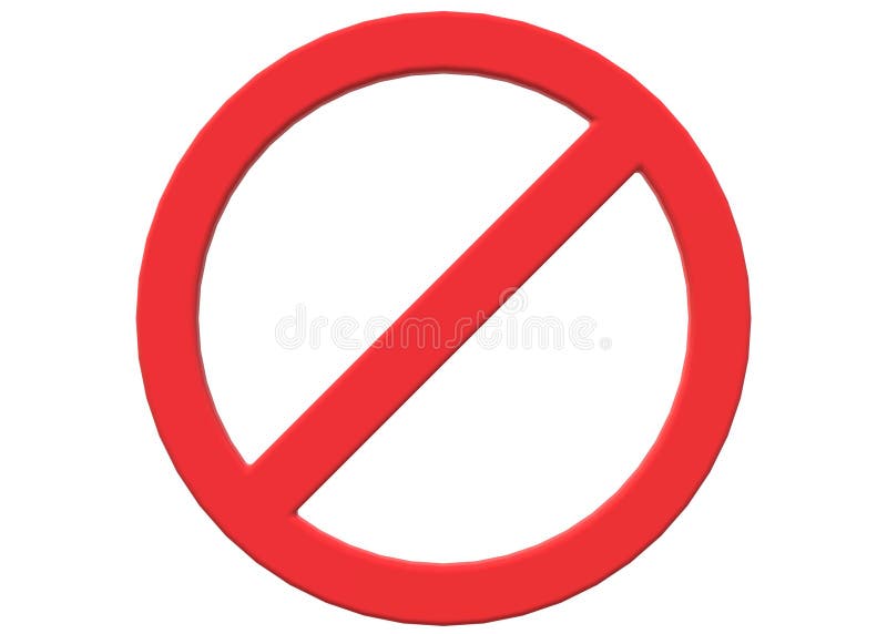 Restricted Sign Isolated on White Background. Icon for Poster, Label or ...