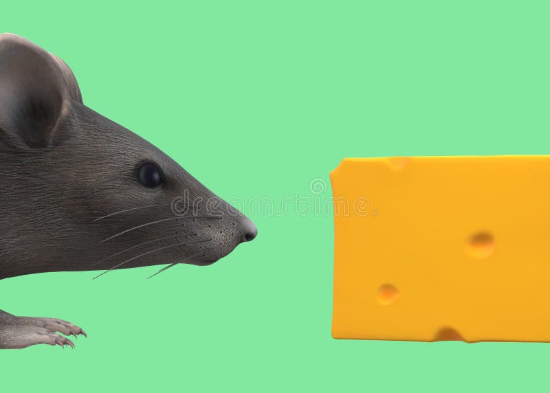 Mouse stealing cheese stock vector. Illustration of sketch - 27568424