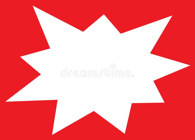 A Multi-pointed Star with Sharp Rays Stock Vector - Illustration of ...