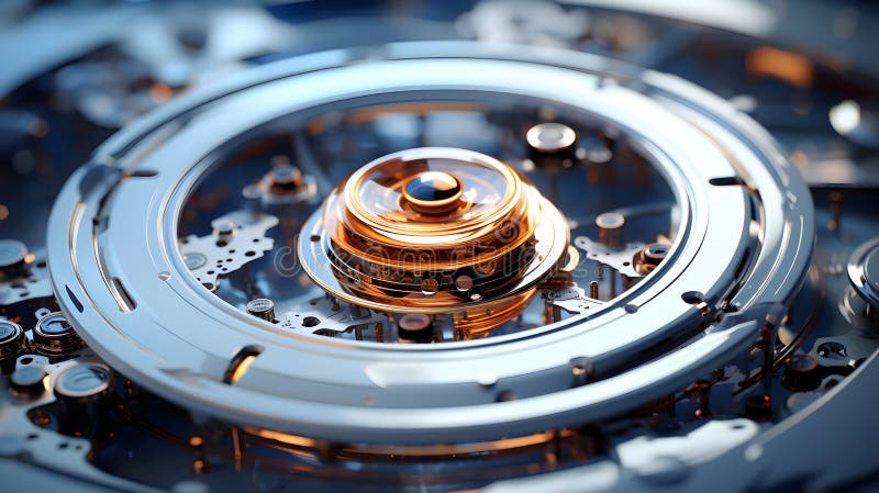 The Computer-generated Illustration is Like Close-ups of Some High-tech ...