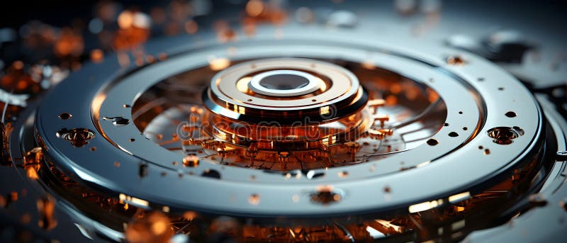 The Computer-generated Illustration is Like Close-ups of Some High-tech ...