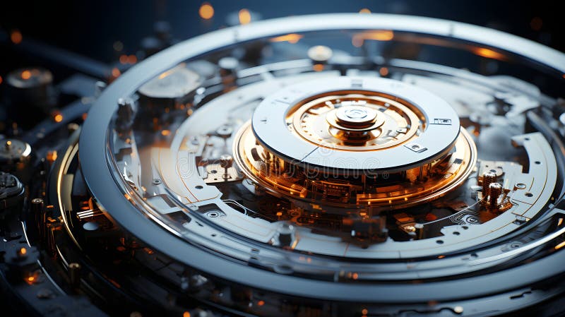 The Computer-generated Illustration is Like Close-ups of Some High-tech ...