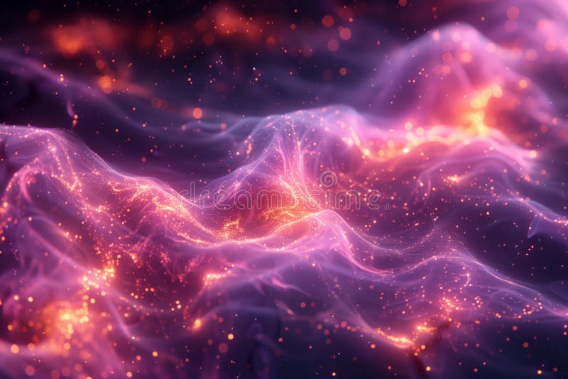 Dynamic Wave of Light Illuminating Space 8k Hi-res Cosmic Wallpaper ...