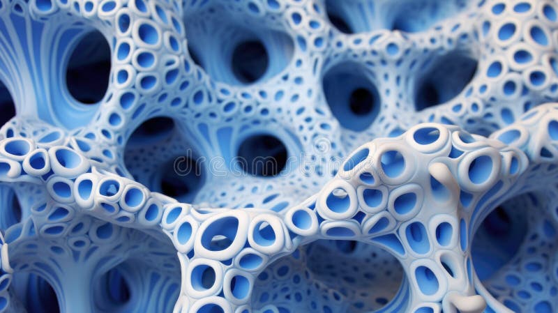 A Computer Generated Image of an Abstract Structure Stock Illustration ...