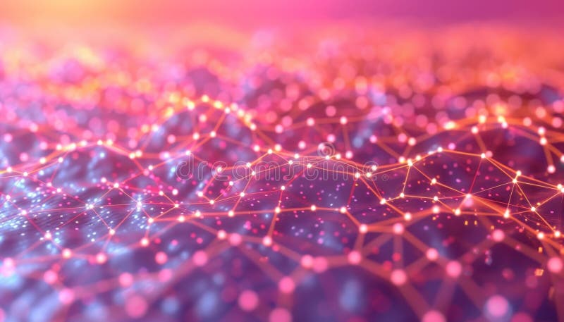 This is a Computer Generated Image Depicting a Complex Network of ...