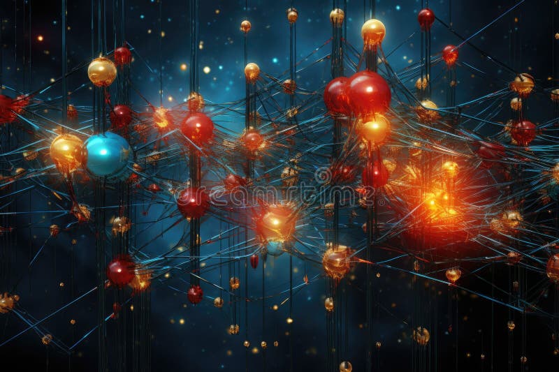 A Computer Generated Image Depicting a Visually Intricate and Elaborate ...