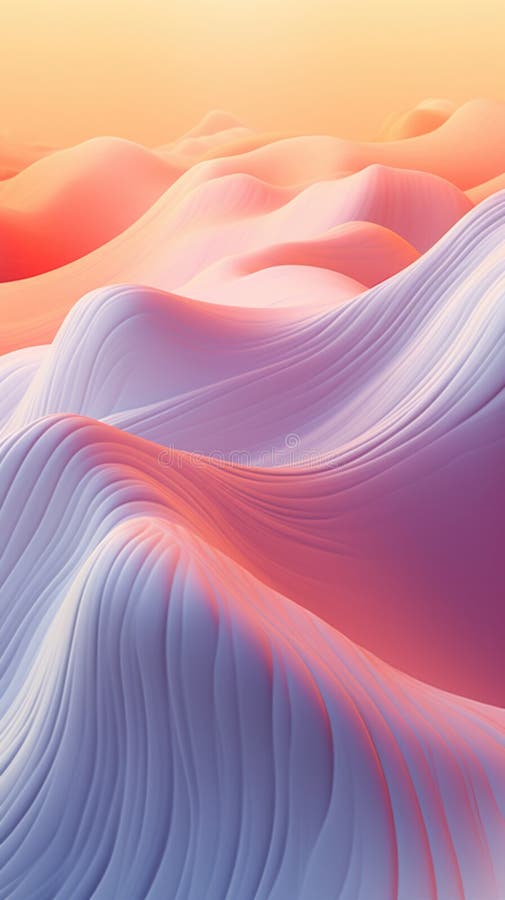 A Computer Generated Image of a Desert Landscape Stock Illustration ...