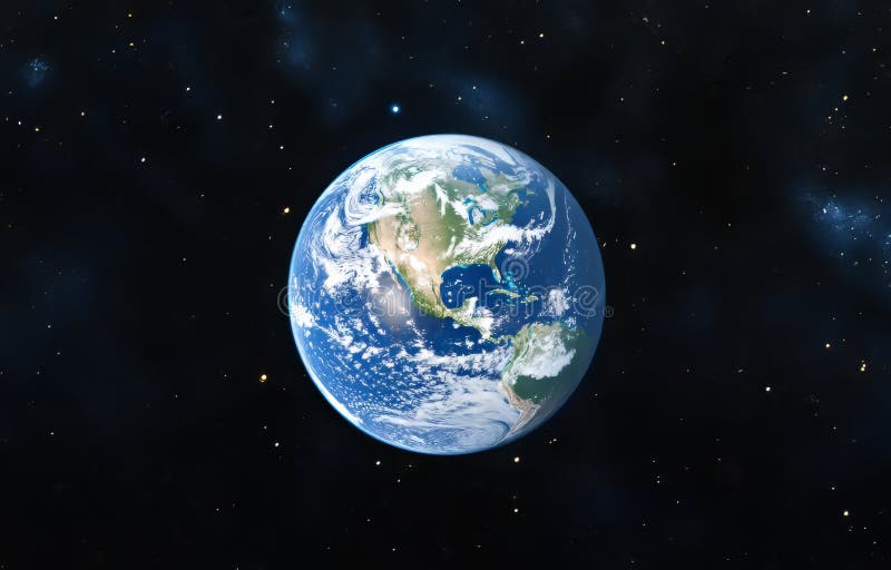 This is a Computer-generated Image of the Earth, Stock Image - Image of ...