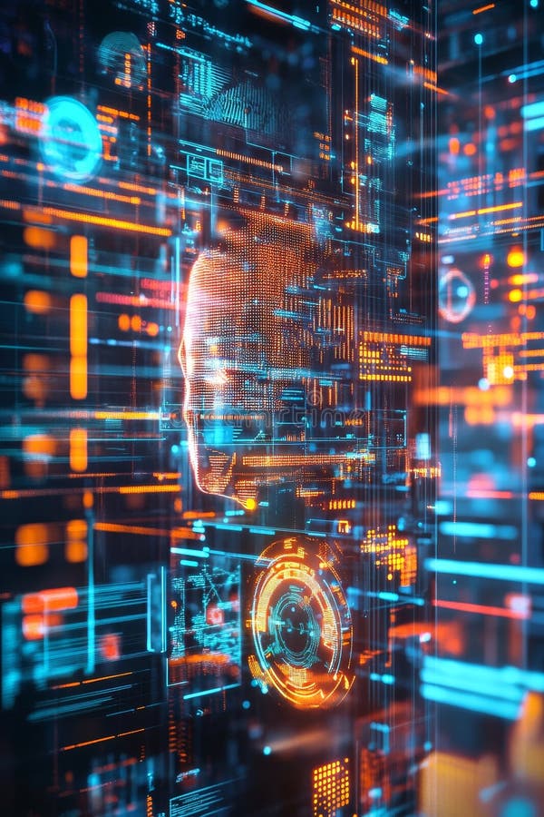 Face Ai Computer Stock Illustrations – 26,880 Face Ai Computer Stock ...