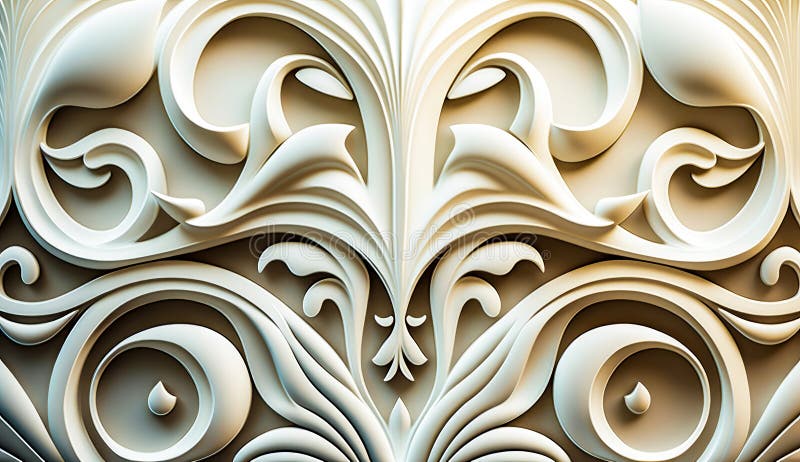 Computer Generated Image of an Intricate Design. Generative AI Stock ...