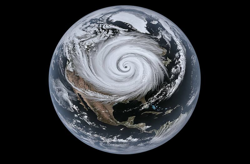 Computer-generated Image Showing Earth from Space Stock Photo - Image ...