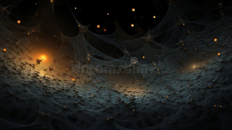 A Computer Generated Image of a Spider Web Stock Photo - Image of ...