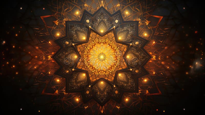 Computer Generated Image of a Star, Astral Beauty Revealed in Glorious ...