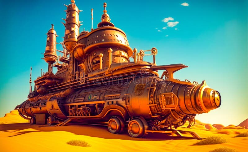 Steampunk Desert Stock Illustrations – 91 Steampunk Desert Stock ...