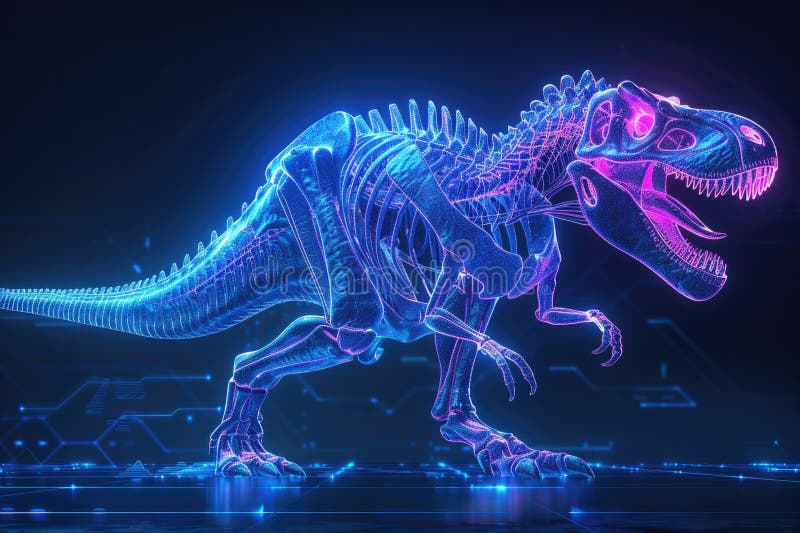A Computer Generated Image of a T-Rex Dinosaur. Suitable for ...